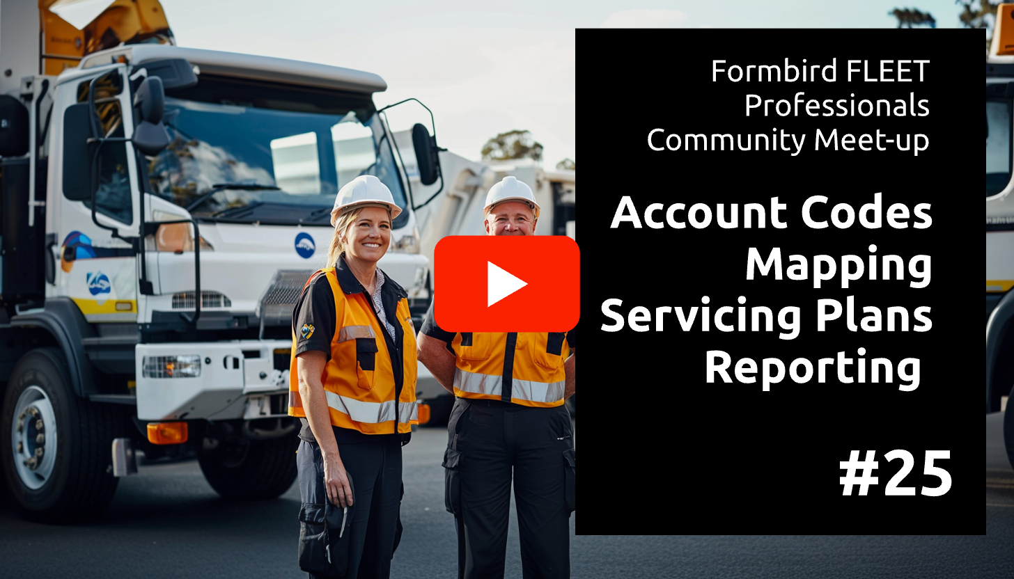 Account Codes Mapping & Servicing Plans Reporting Formbird FLEET Meet-Up #25 - Formbird